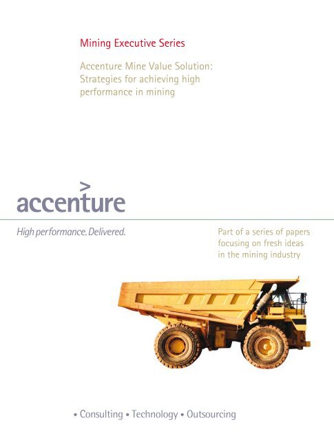 Mining Executive Series