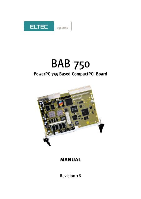 BAB 750 - ELTEC Elektronik AG