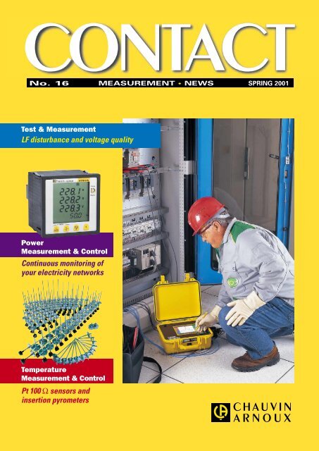 Continuous monitoring of your electricity networks ... - Chauvin-Arnoux