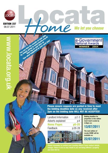 Locata Feedback Report - Locata Home