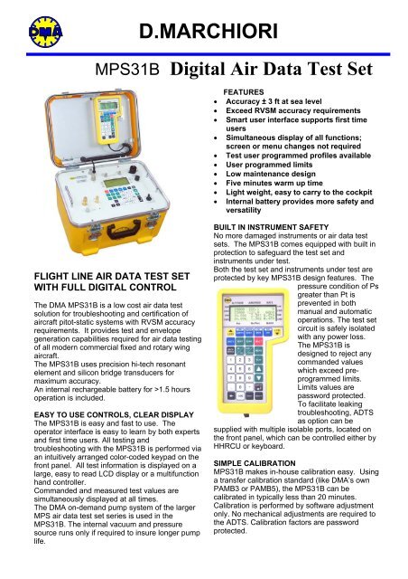 Digital Air Data Test Set