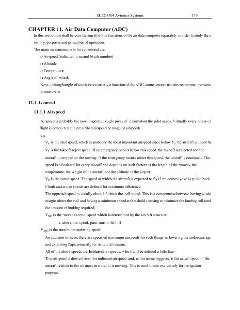 CHAPTER 11. Air Data Computer (ADC)