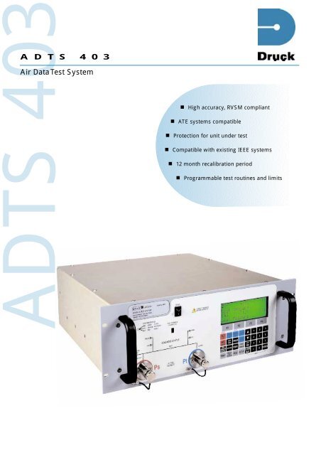 ADTS 403 Air Data Test System