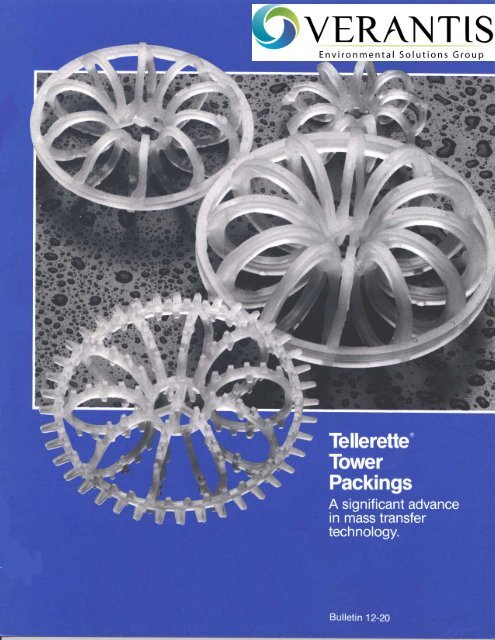 Tellerette Tower Packings - Verantis Corporation