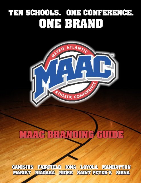 Branding Guide - Metro Atlantic Athletic Conference
