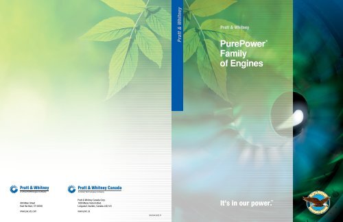 PurePower® Family of Engines - PurePower® PW1000G Engine