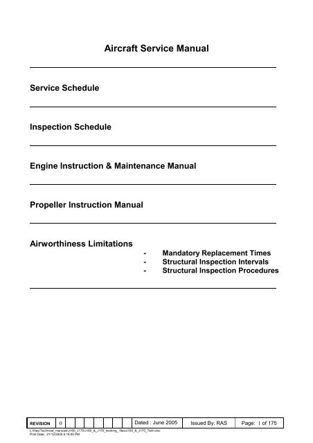Aircraft Service Manual
