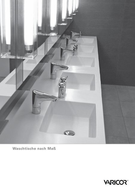 Waschtische nach Maß - Varicor