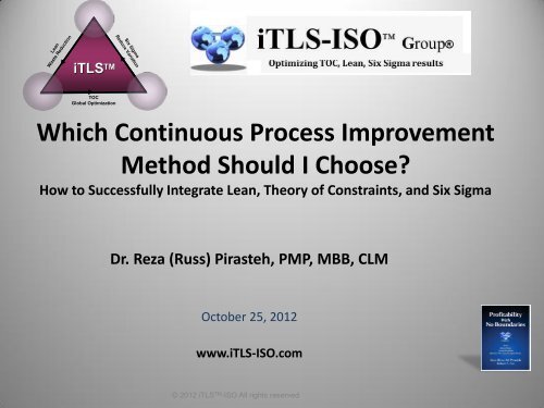 iTLS Implementation Steps – Russ Pirasteh