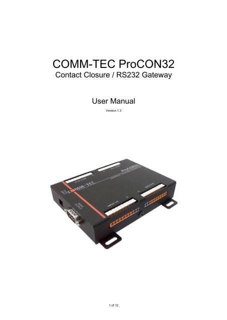 COMM-TEC ProCON32