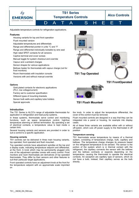 TS1 - Emerson Climate Technologies