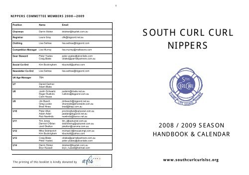 Nippers Booklet0809 - South Curl Curl SLSC