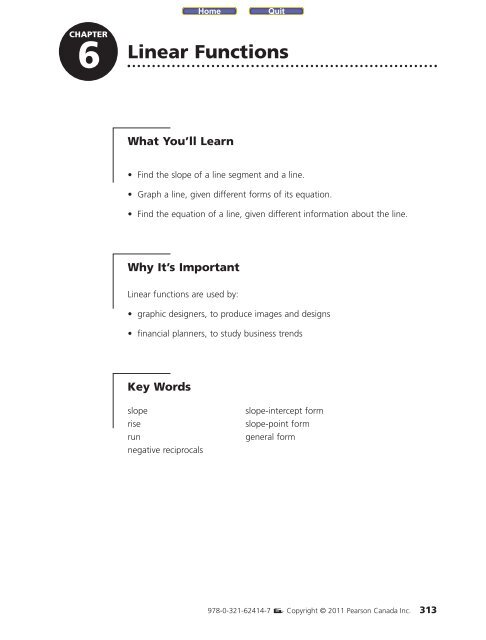 6.3 Math Lab: Investigating Graphs of Linear Functions - Next Step
