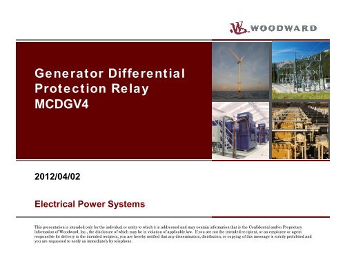 Generator Differential Protection Relay MCDGV4
