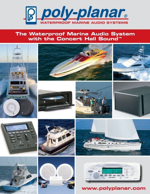 The Waterproof Marine Audio System With The Concert