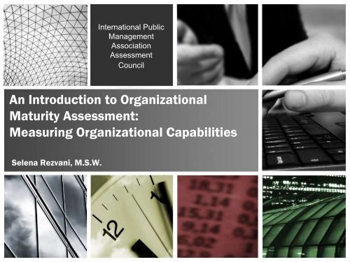 An Introduction to Organizational Maturity Assessment - IPAC