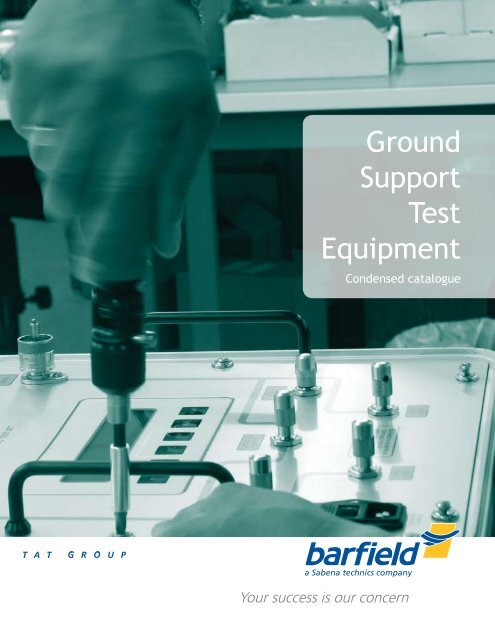Ground Support Test Equipment - Barfield Inc.
