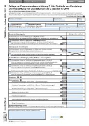 E1b- Beilage zur Einkommensteuererklärung E 1 für Einkünfte aus ...