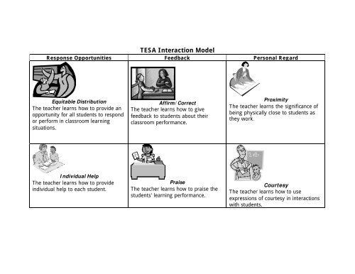 TESA Interaction Model