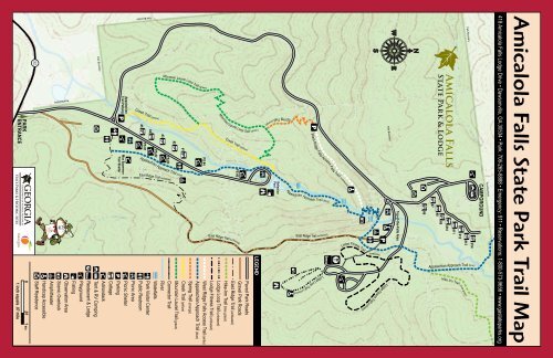 Amicalola Falls State Park Trail Map418 Amicalola Falls Lodge ... Amicalola Falls State Park Trail Map418 Amicalola Falls Lodge ...