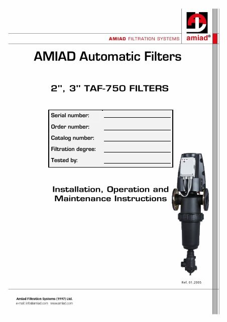 AMIAD Automatic Filters - Revaho UK