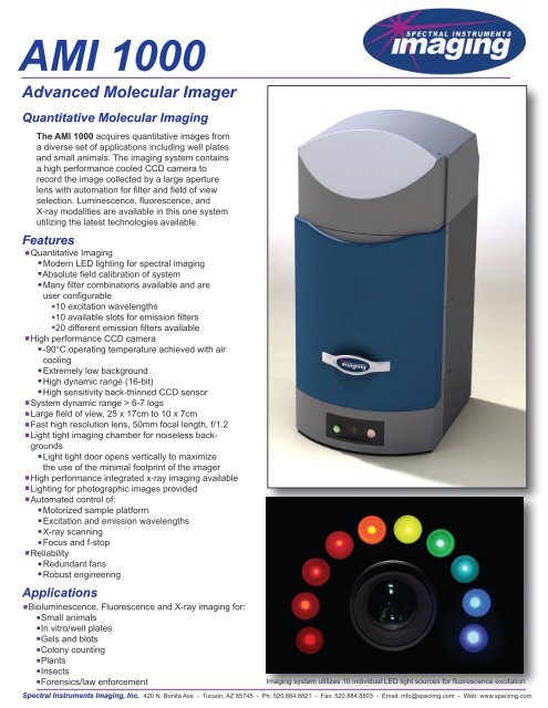 AMI 1000 - 1 - Spectral Instruments Imaging
