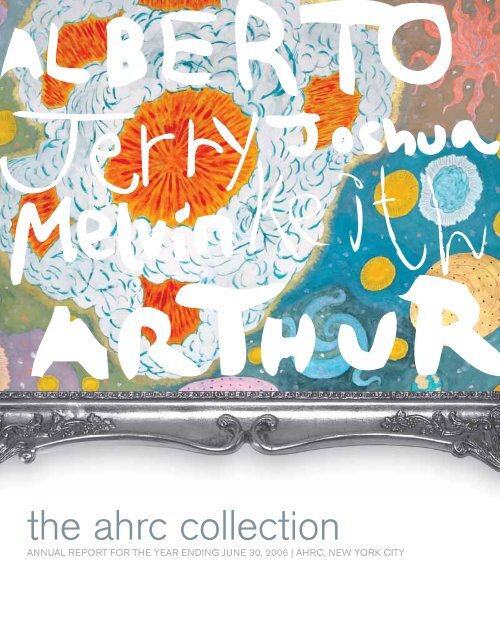 the ahrc collection - AHRC New York City
