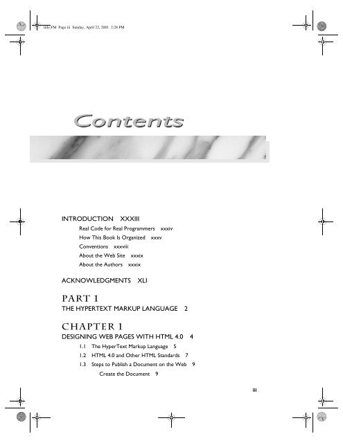 in PDF - Core Web Programming 2nd Edition