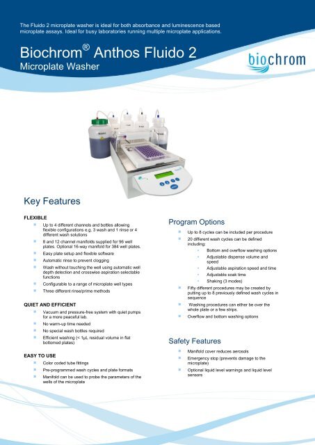 Biochrom Anthos Fluido 2