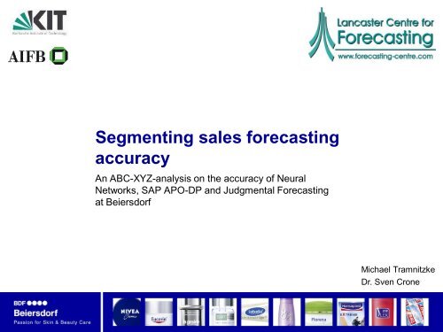Segmenting Sales Forecasting Accuracy