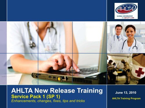 AHLTA New Release Training