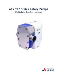 APV V 2 Centrifugal Pumps