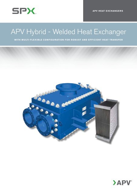 APV Hybrid - Welded Heat Exchanger - SPX
