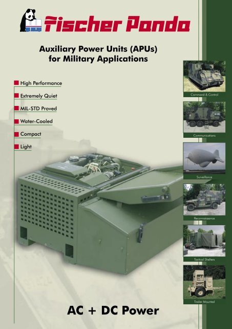 Auxiliary Power Units (APUs) for Military Applications - Storebro ...