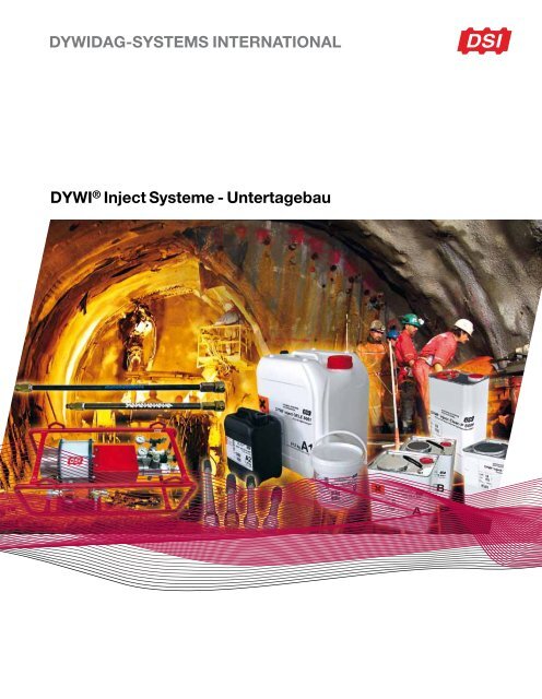 DYWI® Inject Systeme - Untertagebau - Alwag
