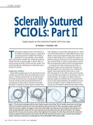 Iris-Sutured PCIOLs - Cataract & Refractive Surgery Today