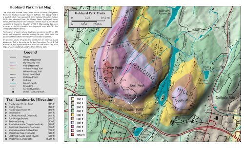 Hubbard Park Hiking Trails - Meriden Land Trust