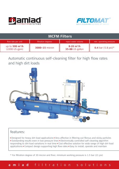 amiad - Total Water Solutions