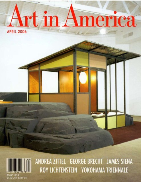 Andrea Zittel has sought to redesign art and life in her ... - artservr.com