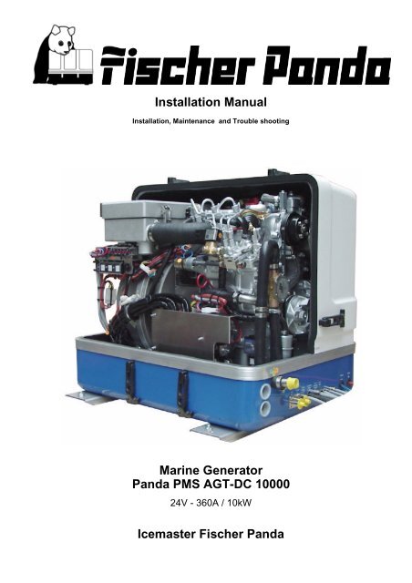 Icemaster Fischer Panda Installation Manual