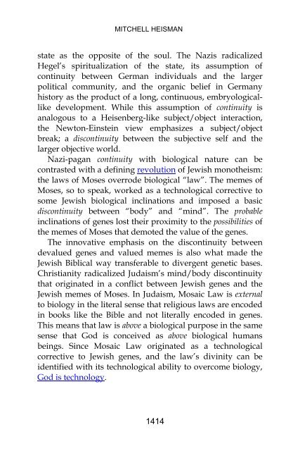 MITCHELL HEISMAN state as