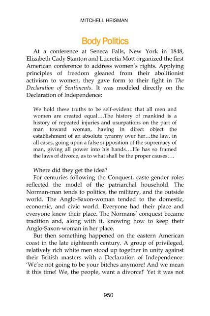 MITCHELL HEISMAN Body Pol