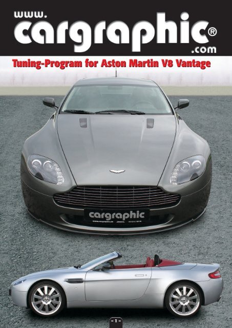 Tuning-Program for Aston Martin V8 Vantage