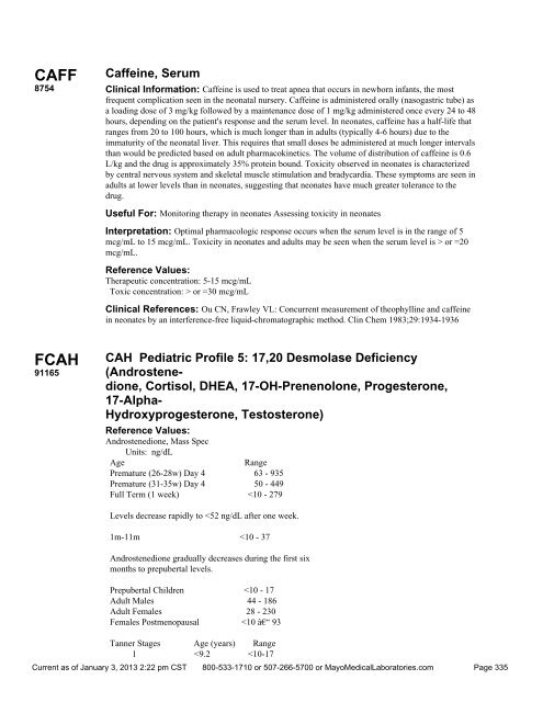 CAFF 8754 FCAH 91165 Caff