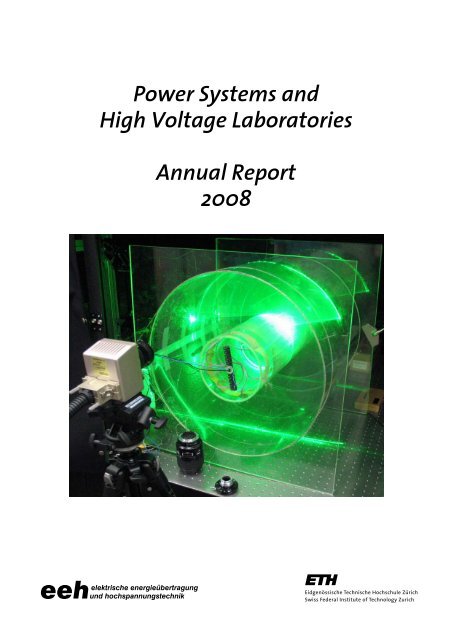 Power Systems and High Voltage Laboratories ... - EEH - ETH Zürich