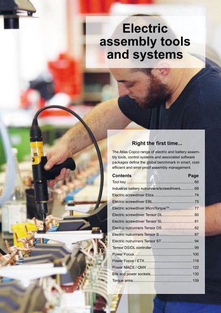 Electric assembly tools and systems