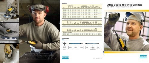 Atlas Copco 18-series Grinders
