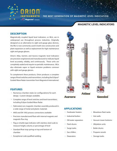 4 - Magnetrol International
