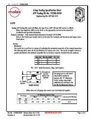 PACKAGING SPECIFICATION B1 - Molex