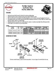 PACKAGING SPECIFICATION B1 - Molex